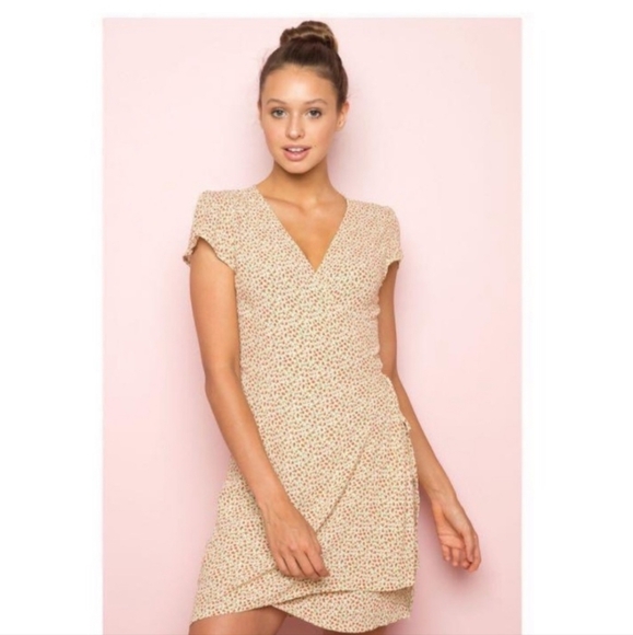 Brandy Melville | Dresses | Floral Wrap Dress By Brandy Melville | Poshmark